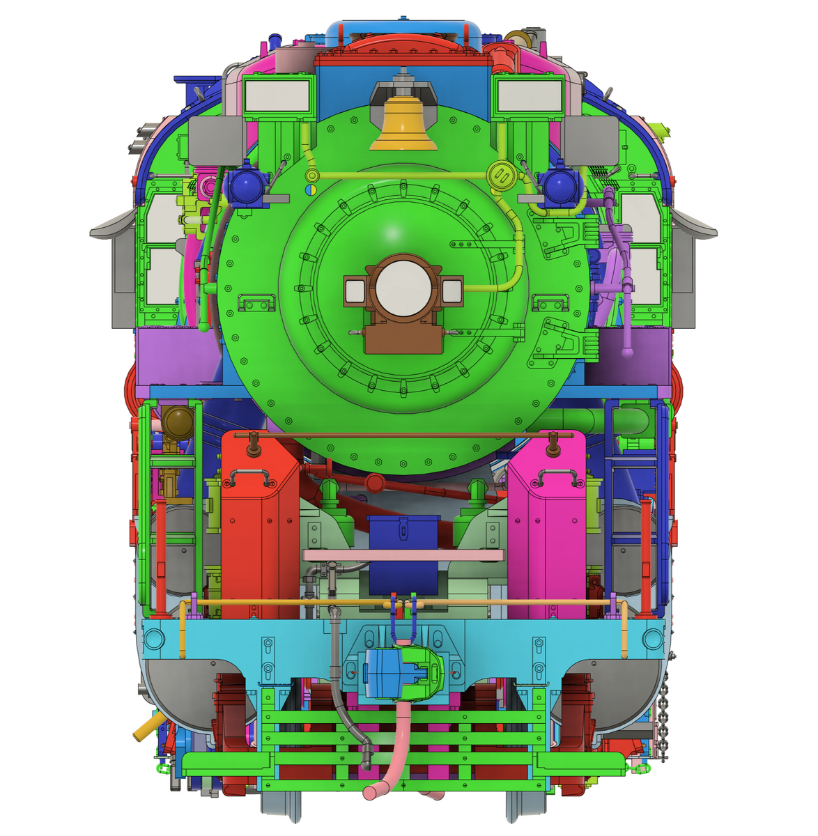 Nickel Plate Road Class S-2 2-8-4 Berkshire Steam Locomotive Road #765 ...